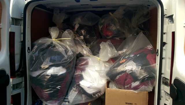 Vans filled with counterfeit goods after Camden raids by TRAP | TRAP